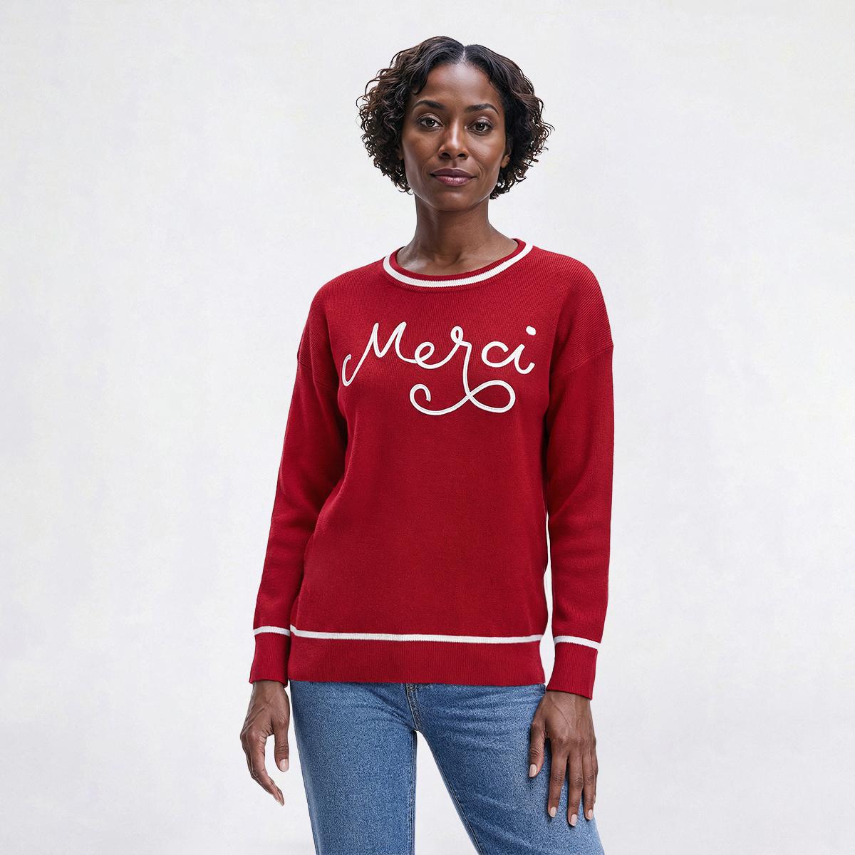 Click here for Womens Rio & Rian Long Sleeve Merci Sweater prices